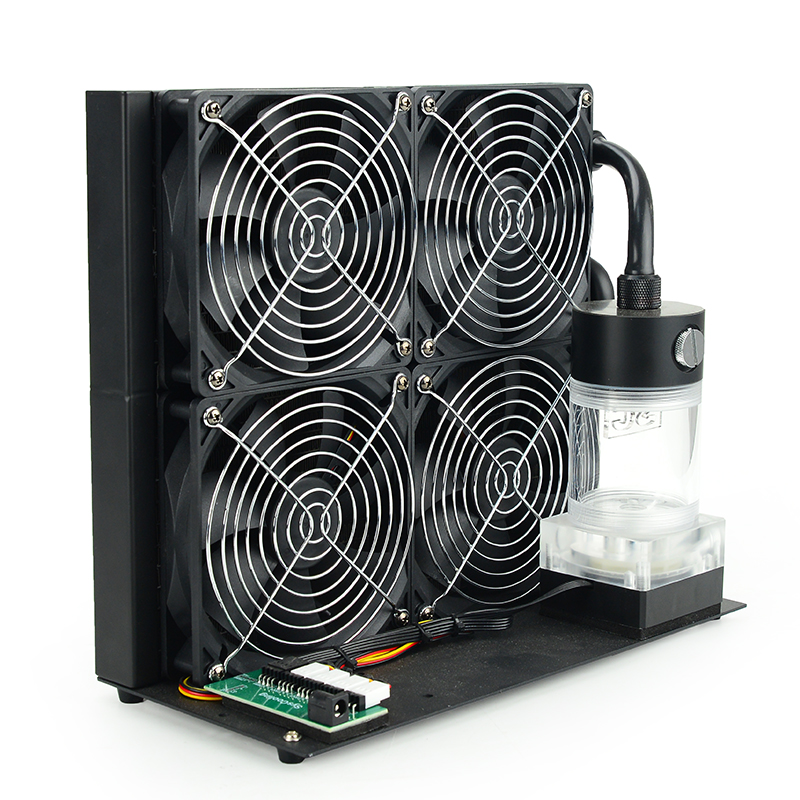Dual 240 Radiator Kit Small Quiet 4 Fan 3D Printer UV Machine Laser ...